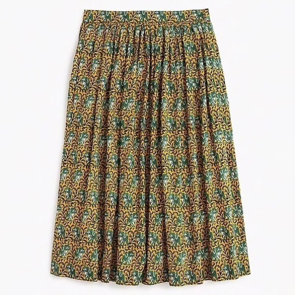 J. Crew | Skirts | J Crew Ratti Print Elephant Midi Skirt A Line | Poshmark